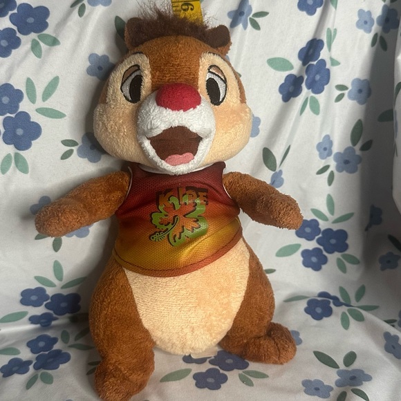 Disney | Toys | Disney Chipmunk Dale Plush Toy With Red And Yellow ...